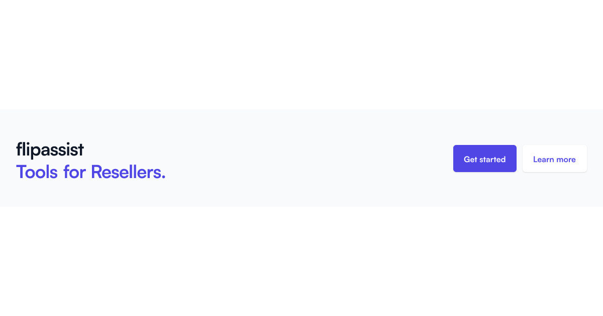 flipassist - Elevate Your Reselling Game